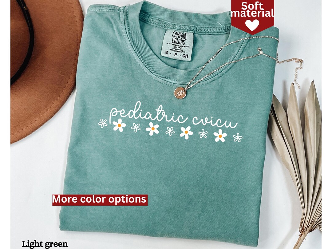 Pediatric CVICU Nurse Shirt, PCICU Nurse T-shirt, Pediatric Cardiac ...