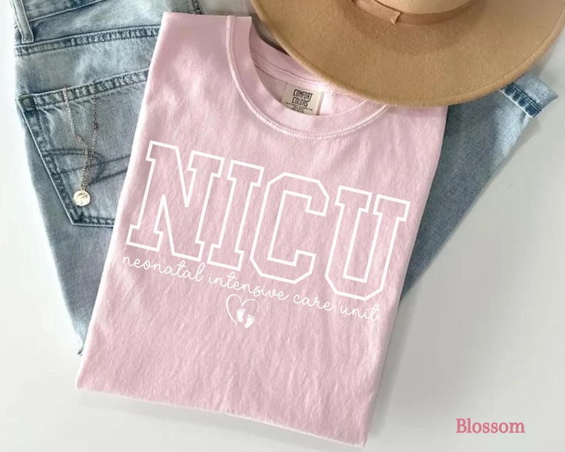 NICU Nurse Shirt Comfort Colors®, Nicu Nurse Gifts, Neonatal Intensive ...