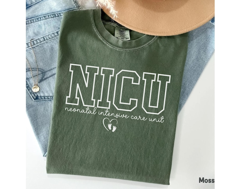 NICU Nurse Shirt Comfort Colors®, Nicu Nurse Gifts, Neonatal Intensive ...
