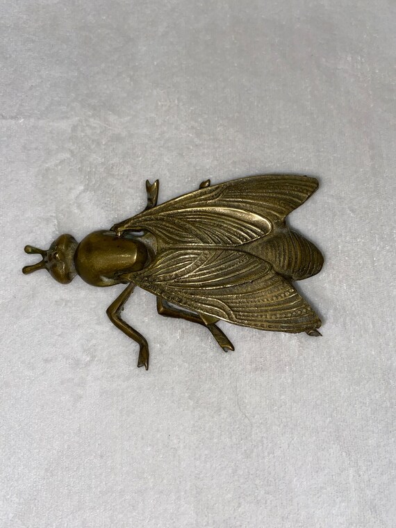 Vintage Italian Solid Brass Fly Ashtray/ Trinket Box/ - Etsy