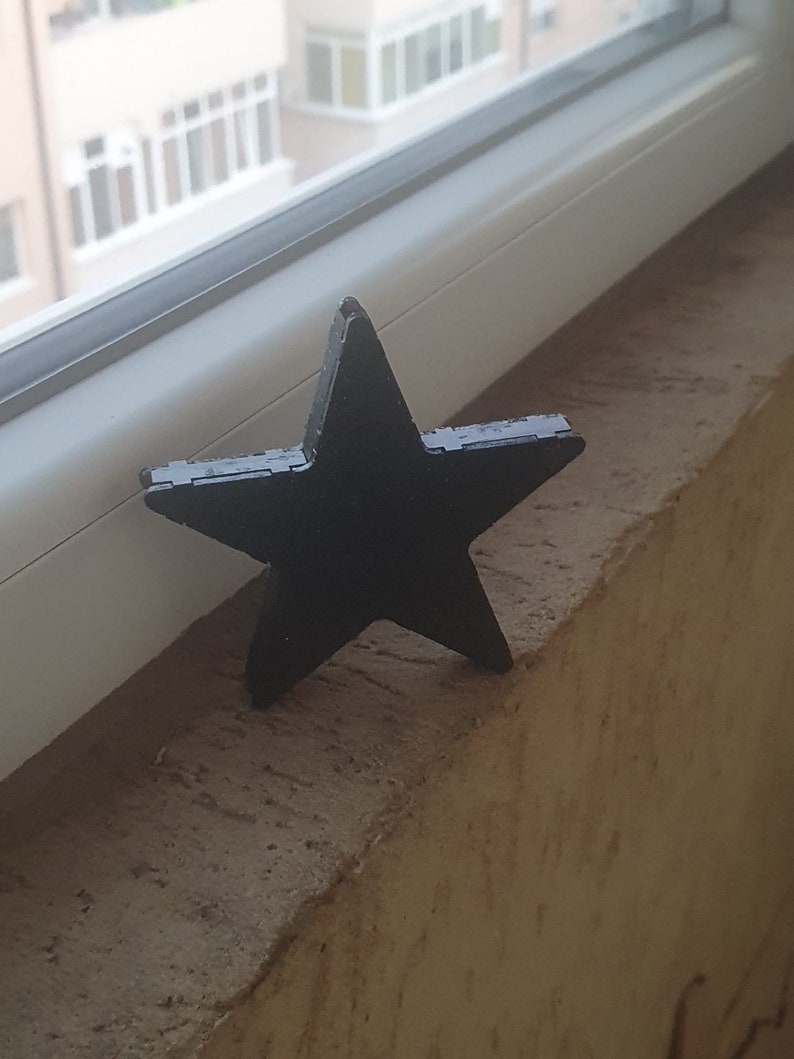 Star File Laser File for Lightburn .lbrn2 for 2.5 Mm 3 Mm 4mm and 6 Mm ...