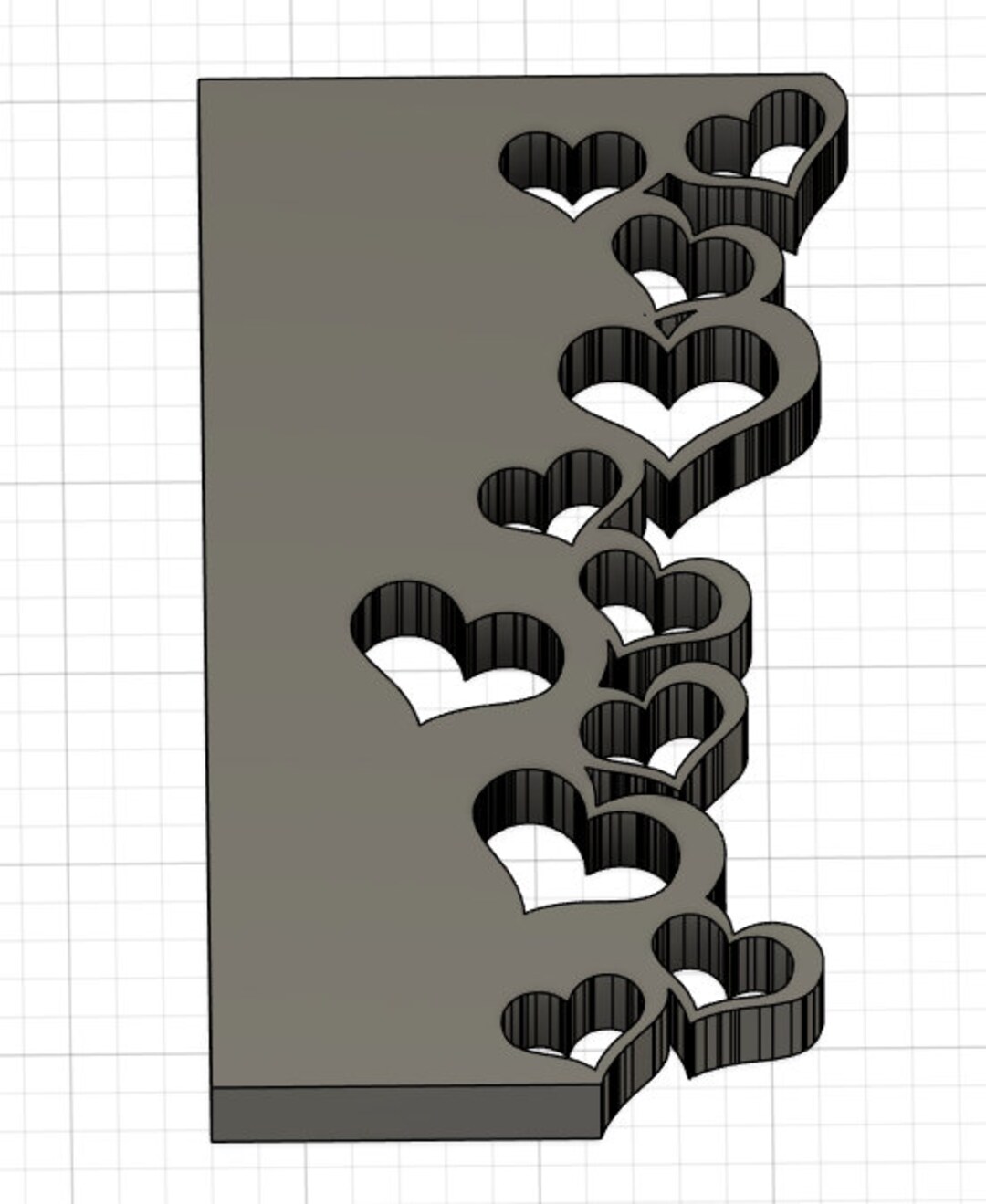 Wall Hearts Laser Cut Files .dxf .svg Lightburn Design - Etsy