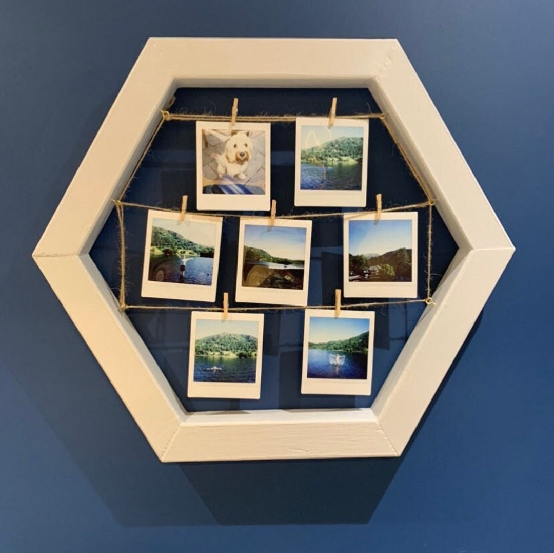 Hanging Hexagonal Photo Frame - Etsy