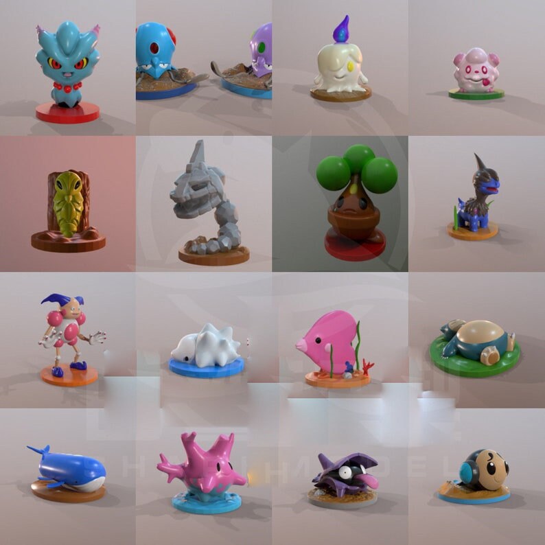 Anime Characters STL Files for 3D Printing Chill Station STL Pack / 3D ...