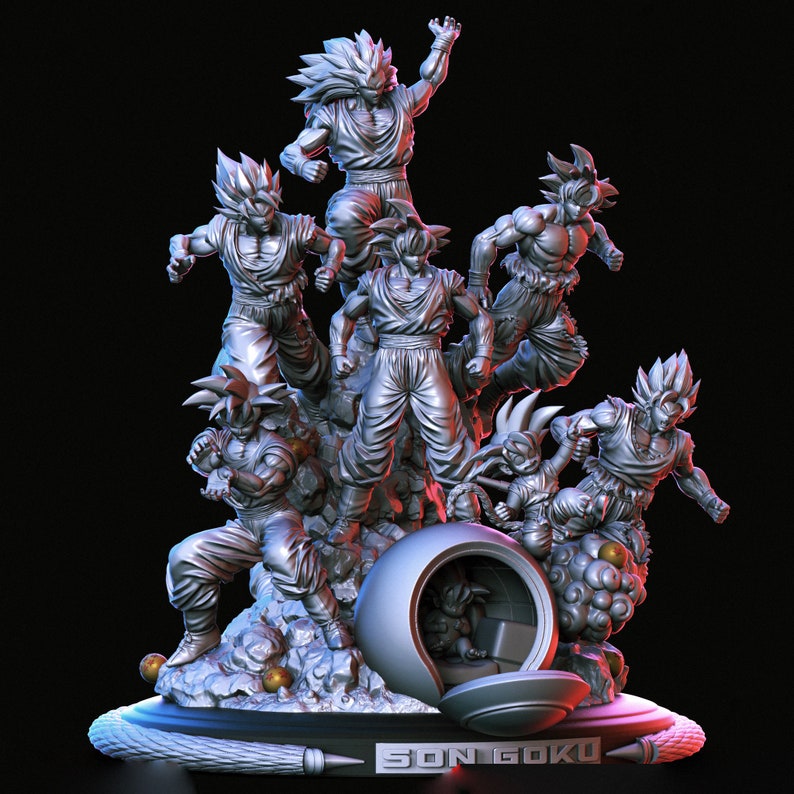 3D Printed Anime Character STL File File Station STL Pack / 3D Printer ...