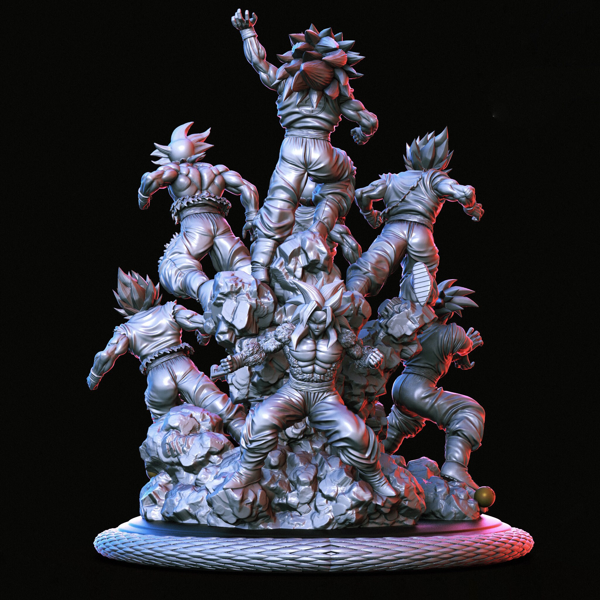 3D Printed Anime Character STL File File Station STL Pack / 3D Printer ...