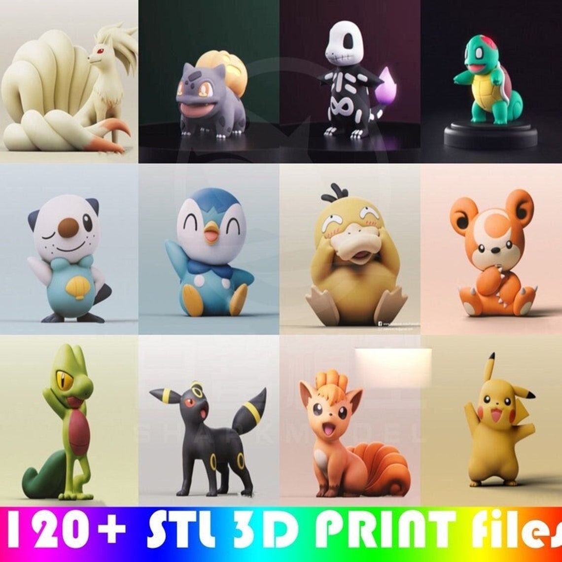 Anime Characters STL Files for 3D Printing Chill Station STL Pack / 3D ...