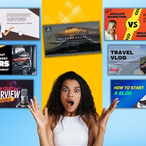 30 Youtube Thumbnail Templates Lead Magnet Youtube Intro - Etsy