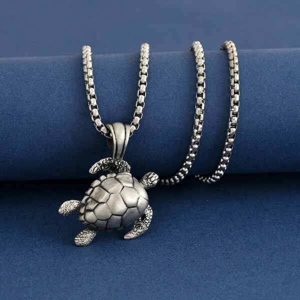 Sea Turtle Necklace - Etsy