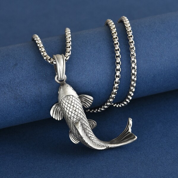 Koi Fish Necklace - Etsy
