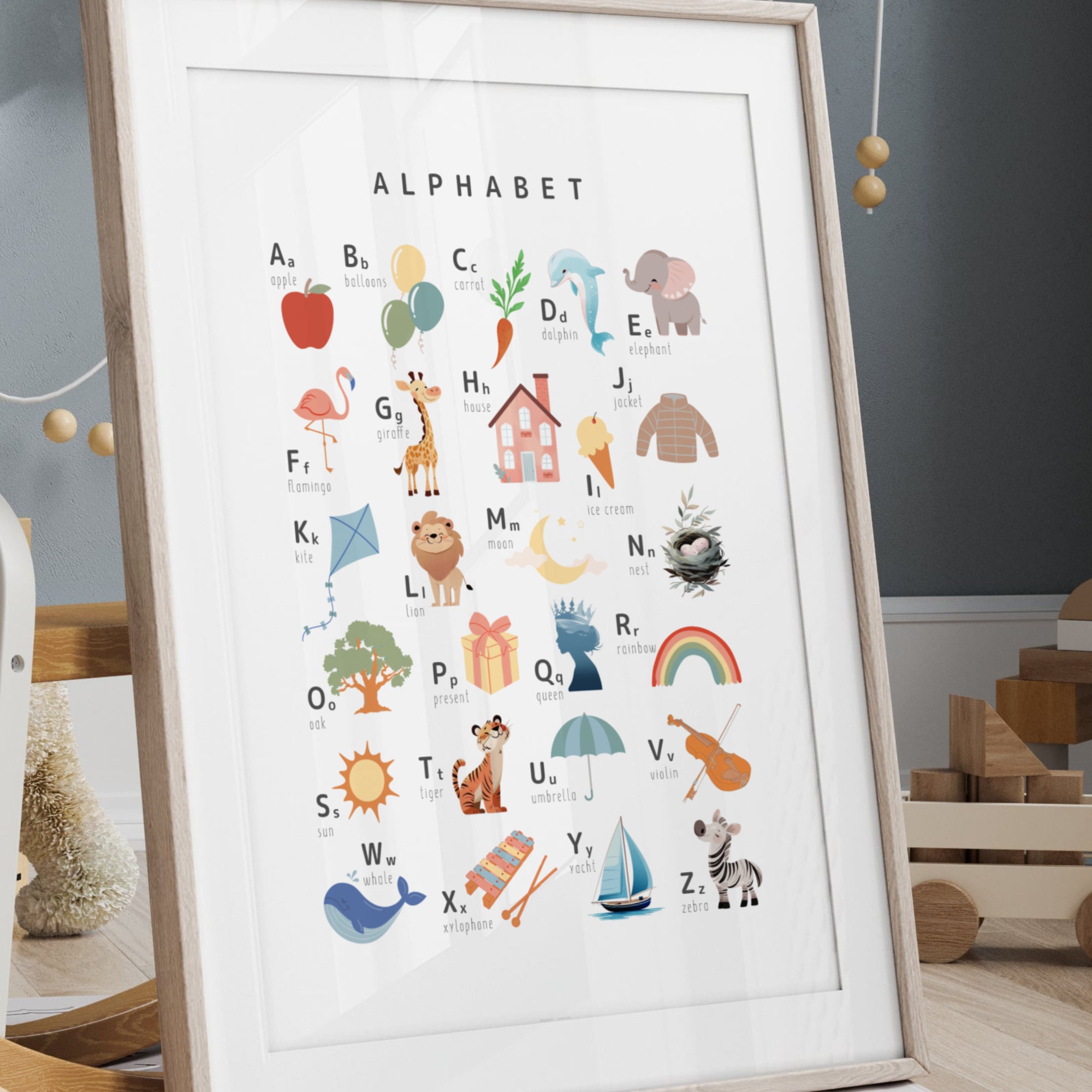 ABC Poster, Alphabet Printable, Alphabet Poster, Homeschool Print ...