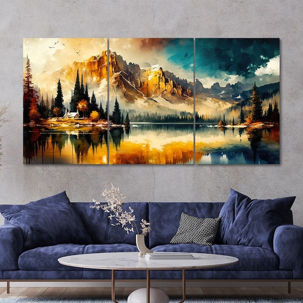 3 Panel Canvas - Etsy