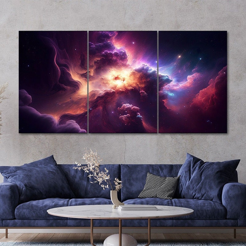 Galaxy Wall Art - Etsy