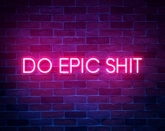 Epic Neon Sign - Etsy