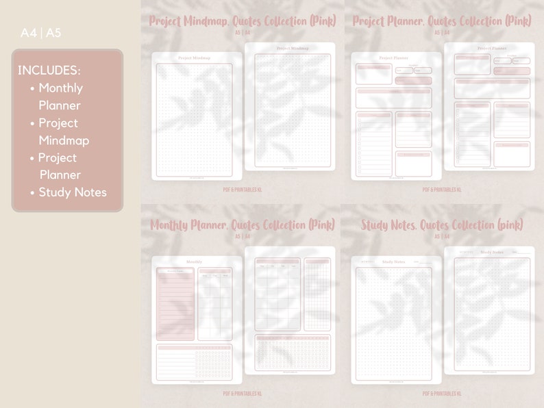 PDF Printable Planner Printable Planner Inserts Daily - Etsy