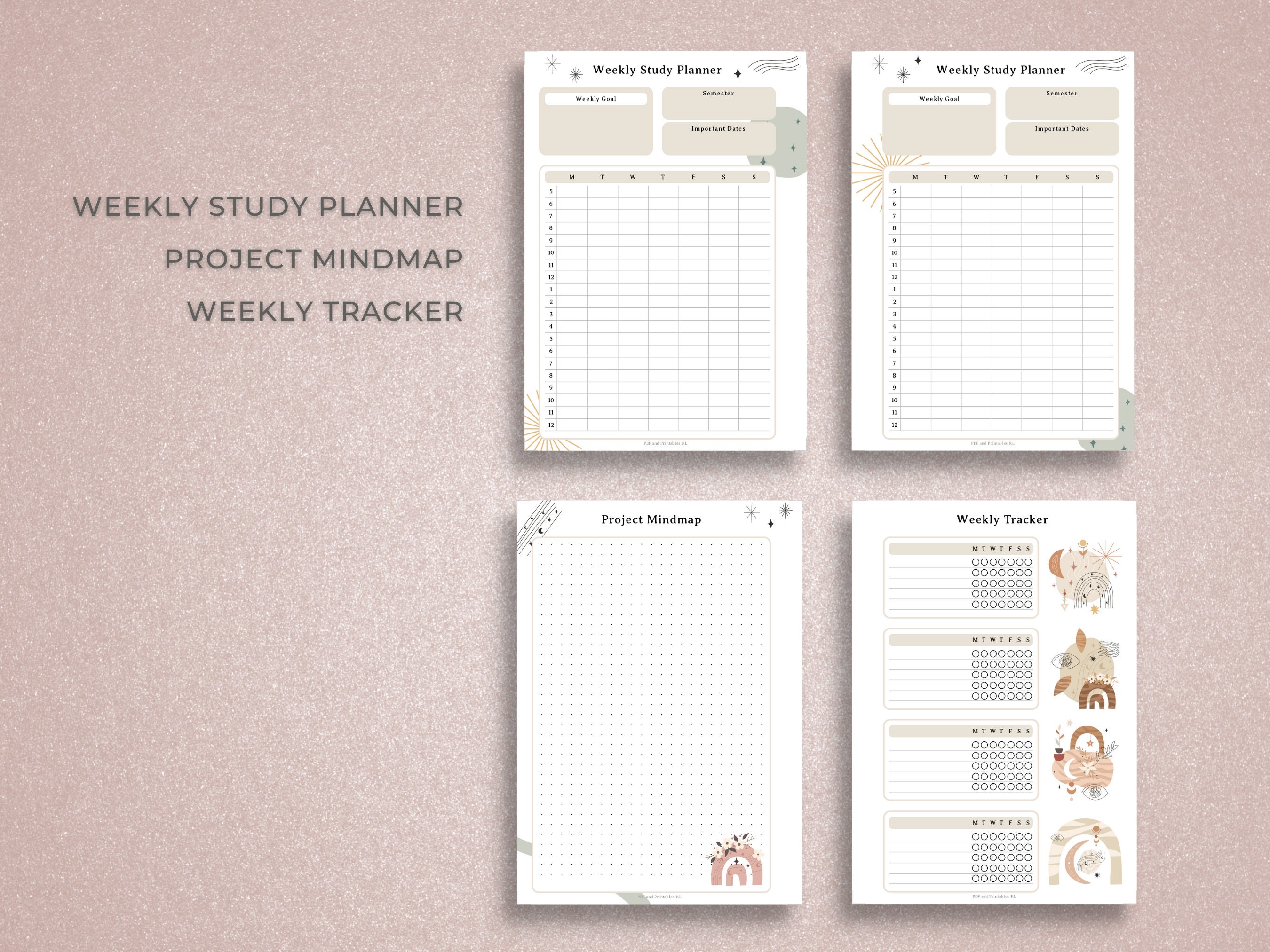 Student Planner Printable Planner Printable Journal - Etsy