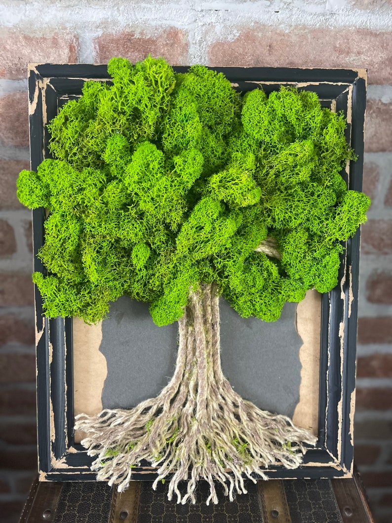 Moss Tree of Life - Wall Art - Etsy