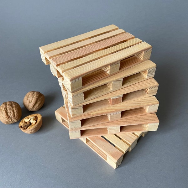 Mini Pallet Coaster - Etsy