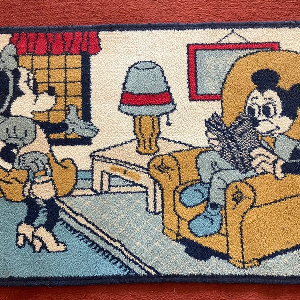 Mickey Mouse Rug - Etsy