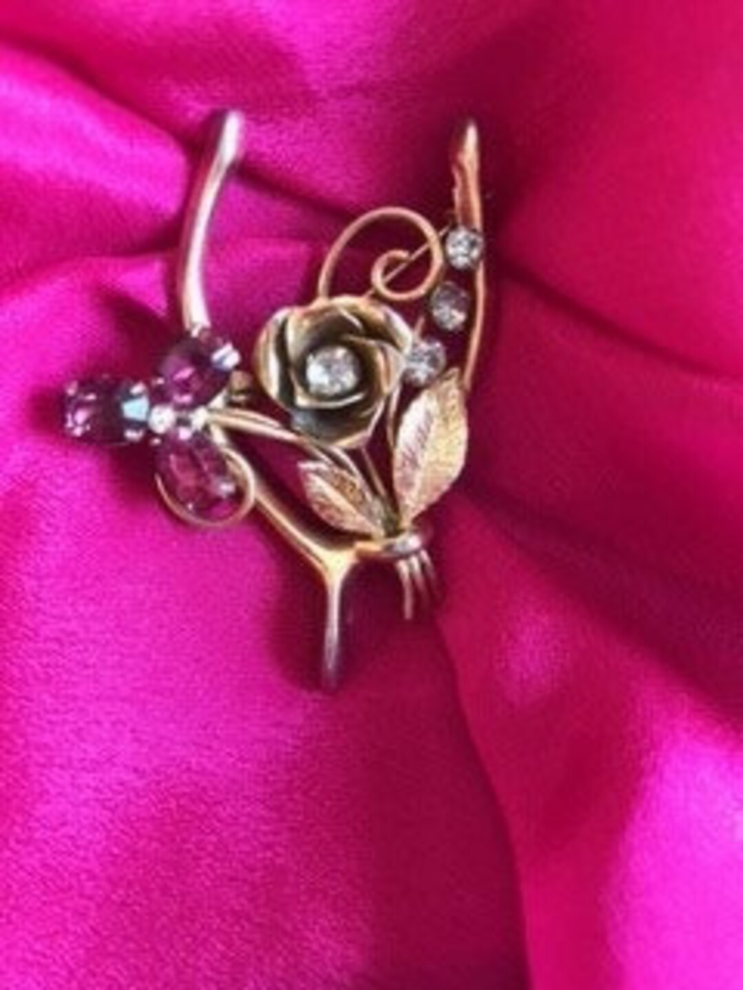 1940’s Coro Gold Filled Wishbone Brooch - Etsy