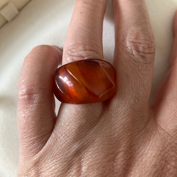 Lucite Ring - Etsy UK