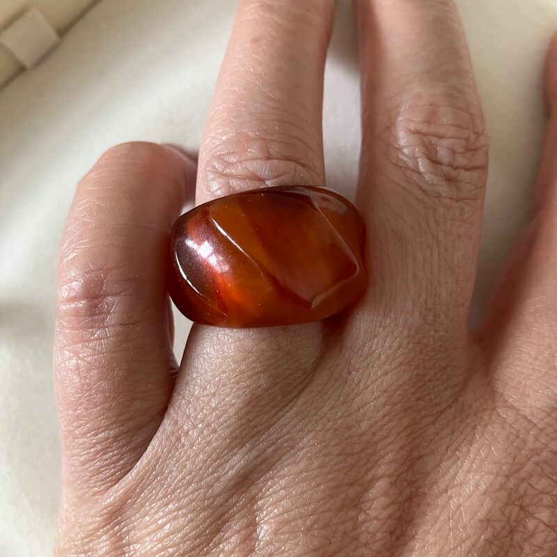 Lucite Ring - Etsy UK