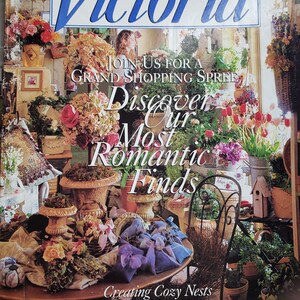 Vintage Victoria Magazine 1995 - Etsy