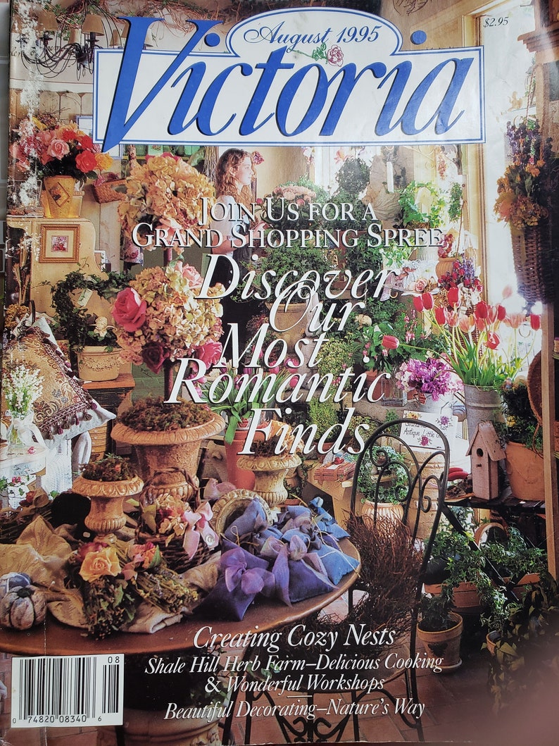 Vintage Victoria Magazine 1995 - Etsy