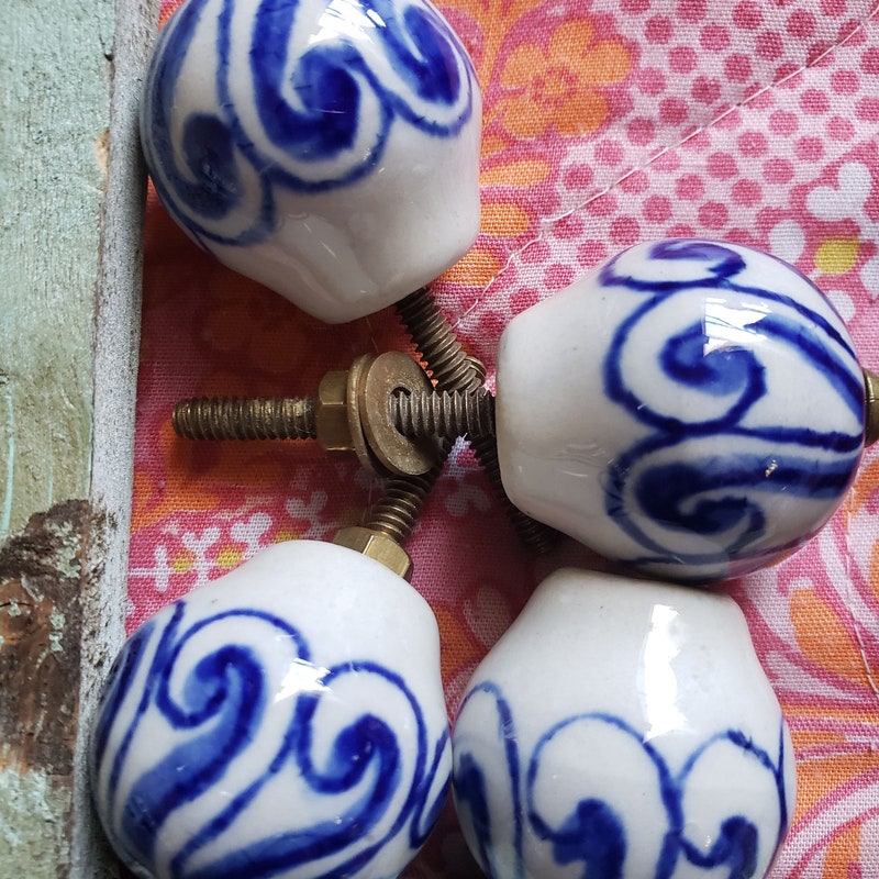 Ceramic Drawer Pulls - Etsy