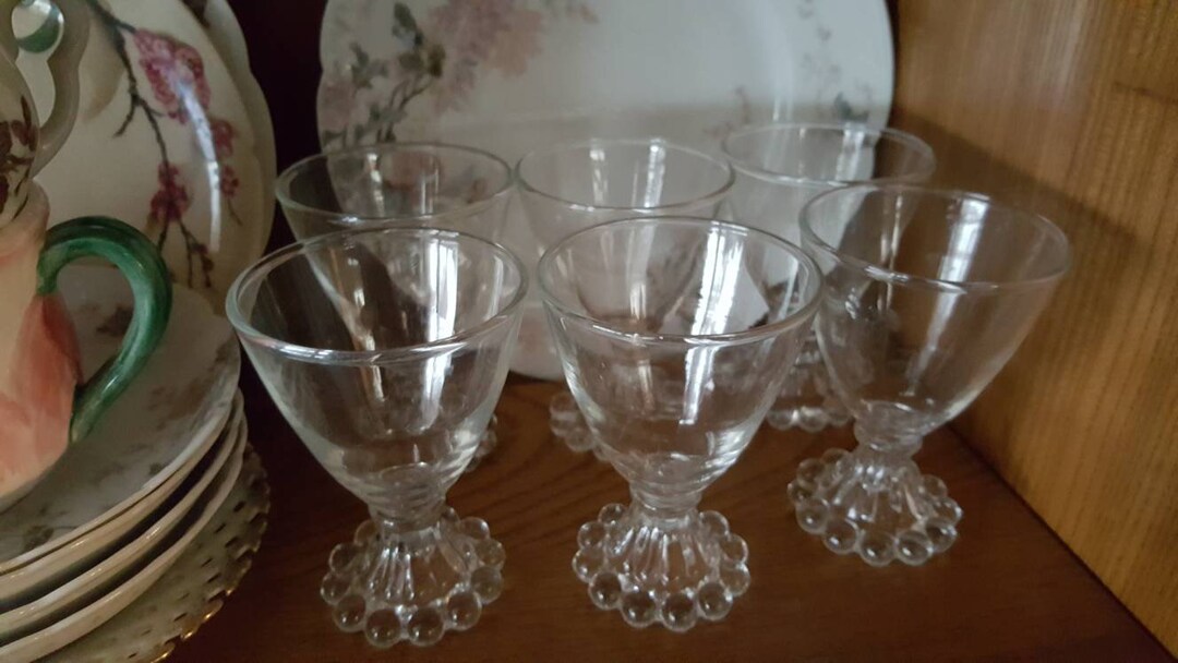 Vintage Cottage Cute Vintage Glass Dessert Cups - Etsy