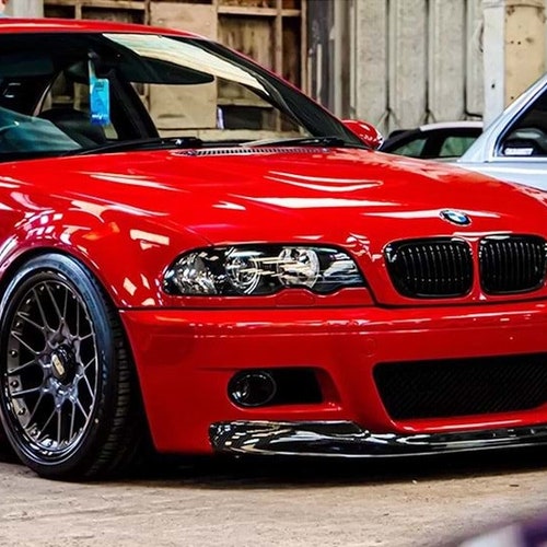 Bmw E46 Csl Front Lip Spoiler M3 Bumper Splitter CSL Style Abs - Etsy