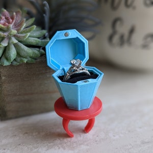 Ring Box Inspired by Ring Pop - Personalize Your Proposal, Gift, Ring ...