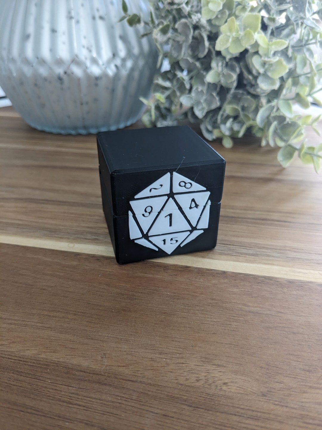 D20 With Numbers Ring Box (proposal, Gift, Ring Bearer, Ect) 20 Sided ...