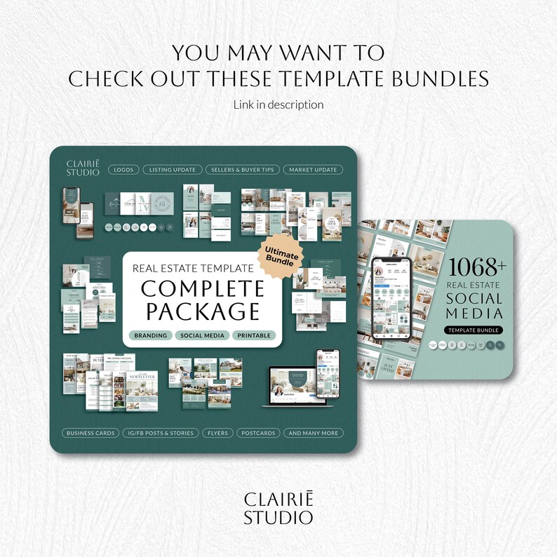 Printable Open House Flyer Template Bundle Real Estate - Etsy