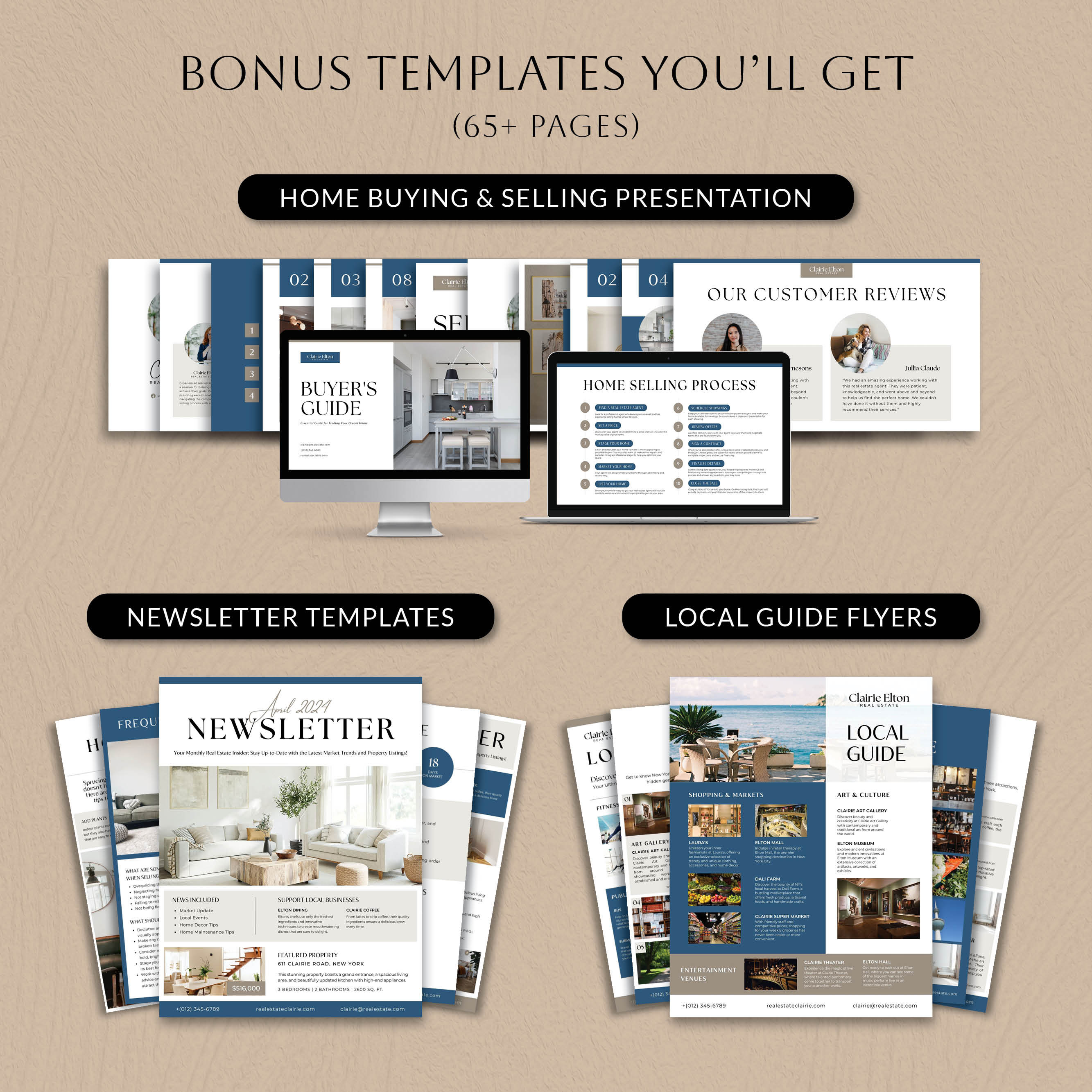 Home Buyer and Seller Guide Packet, Real Estate Selling Buying Process ...