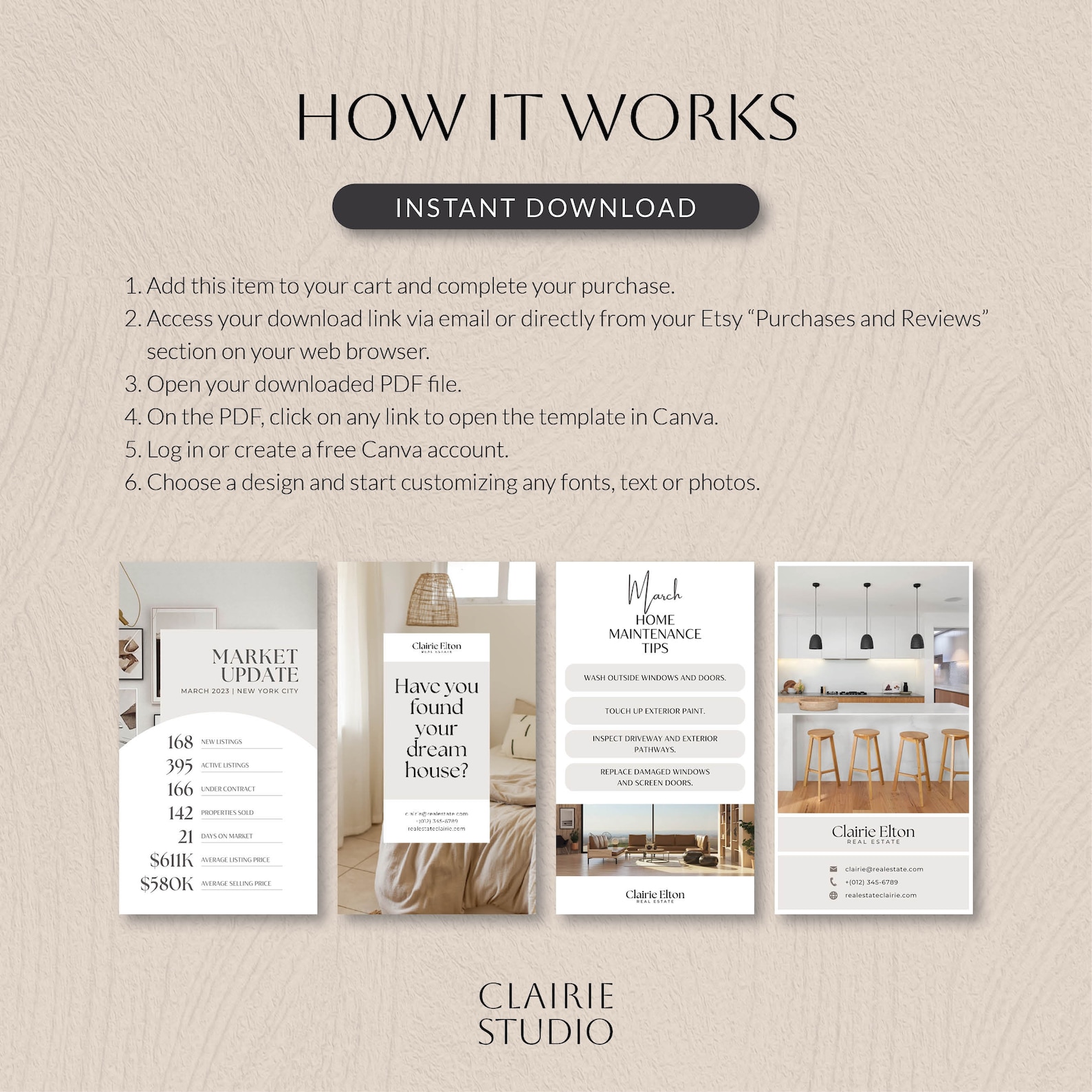 Real Estate Complete Package, Realtor Branding, Real Estate Agent ...