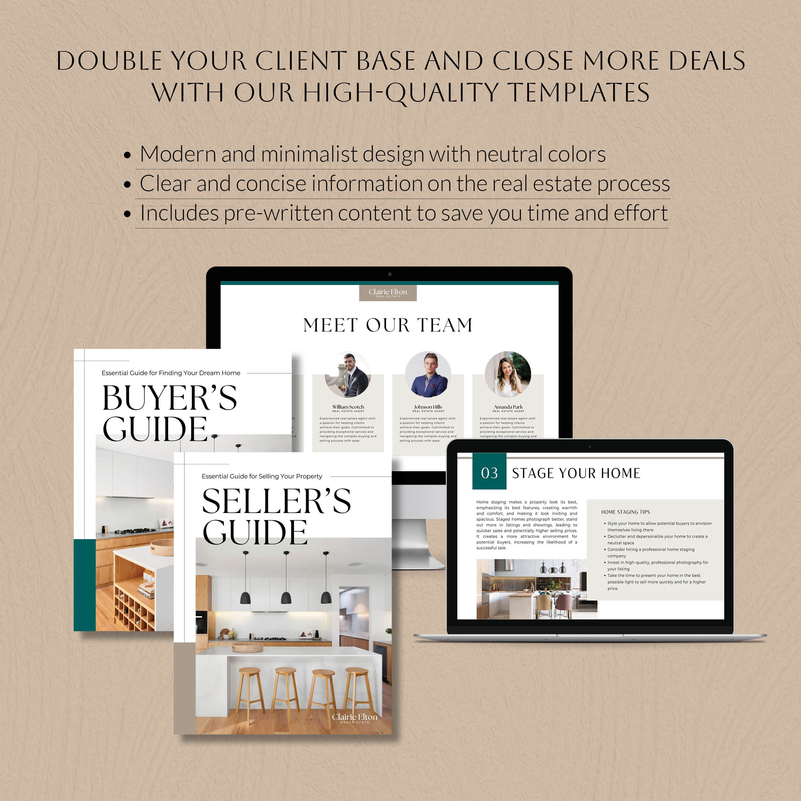 Real Estate Buyer and Seller Guide Bundle, Home Selling Buying Process ...