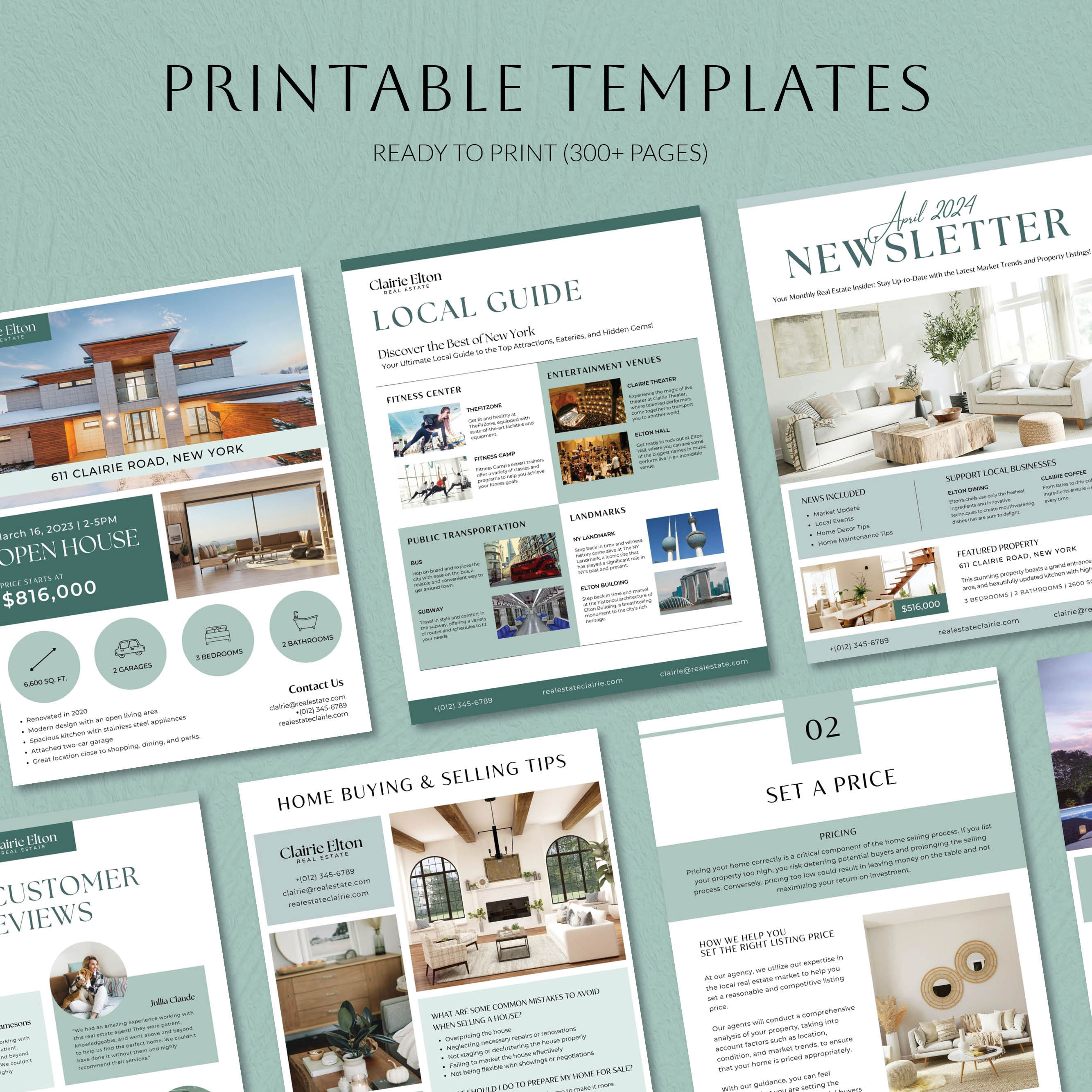 Real Estate Template Complete Package, Realtor Branding, Social Media ...