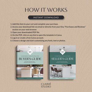 Real Estate Buyer and Seller Guide Bundle, Home Selling Buying Process ...