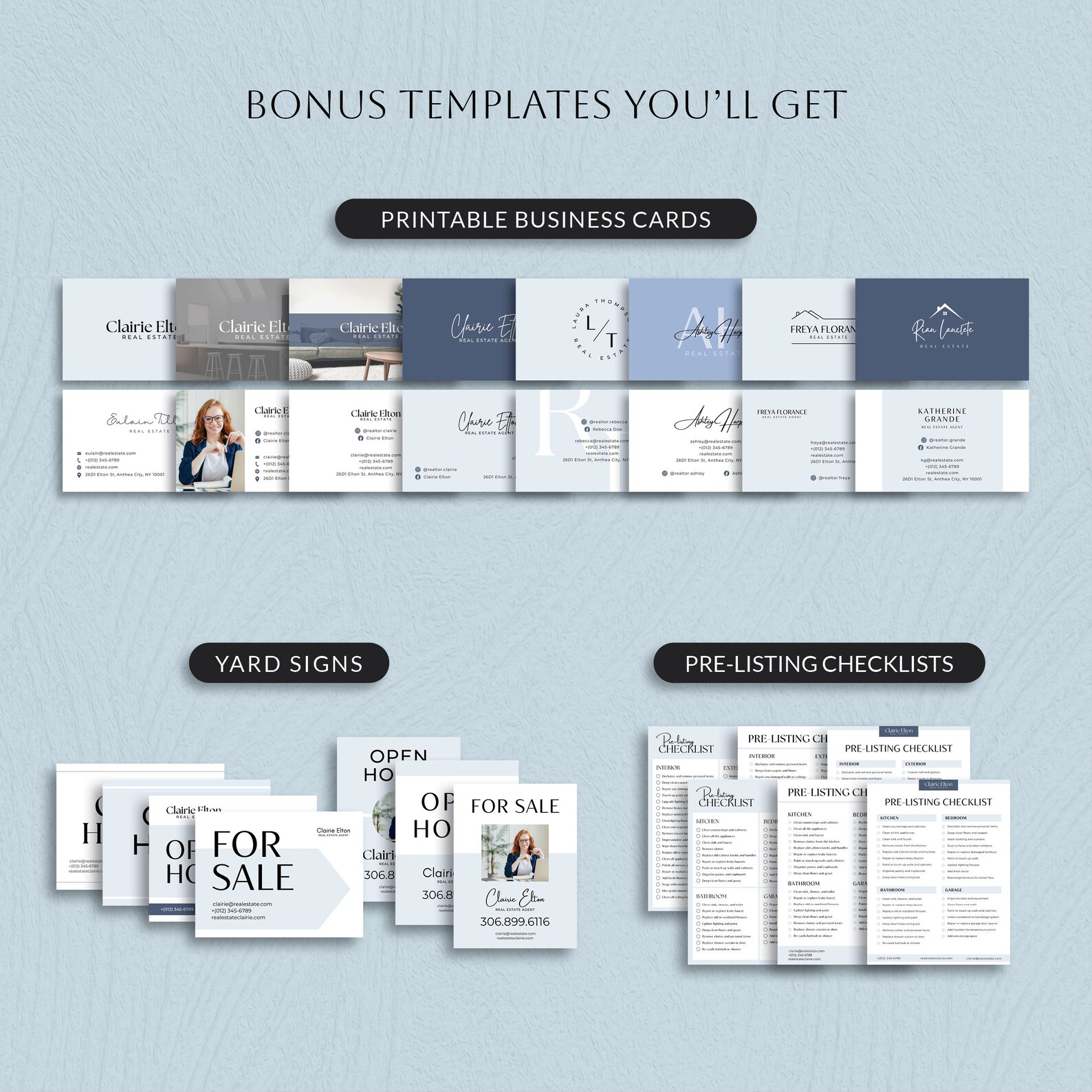 Real Estate Local Guide Template Bundle, Real Estate Marketing Kit ...