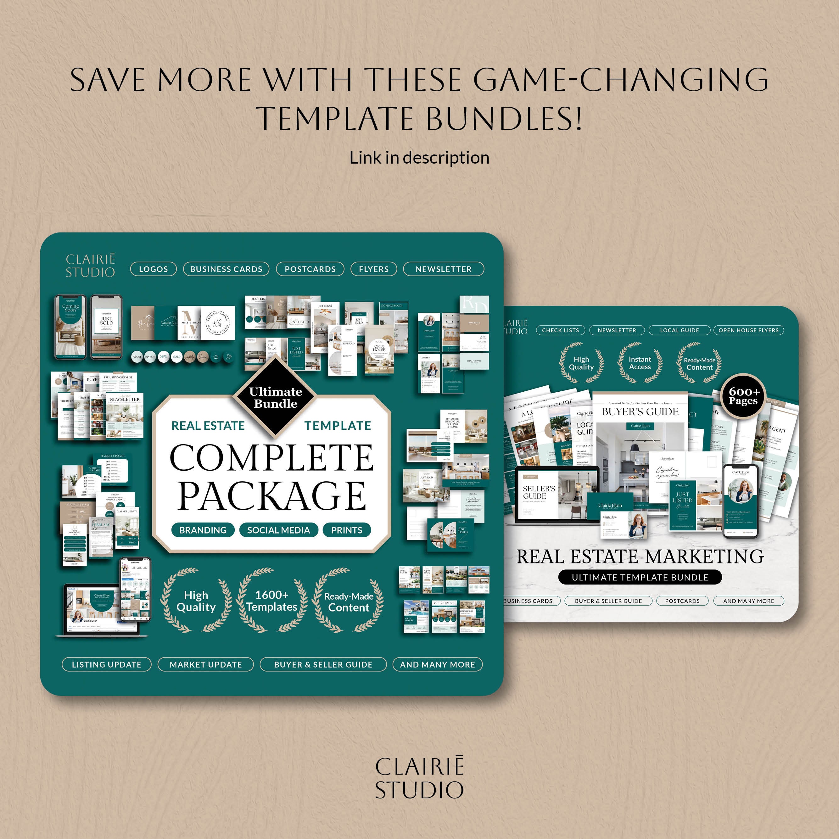 Real Estate Buyer and Seller Guide Bundle, Home Selling Buying Process ...