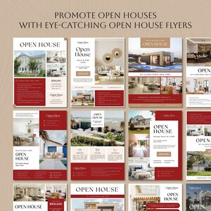 Open House Flyer Template Bundle, Printable Real Estate Marketing Kit ...