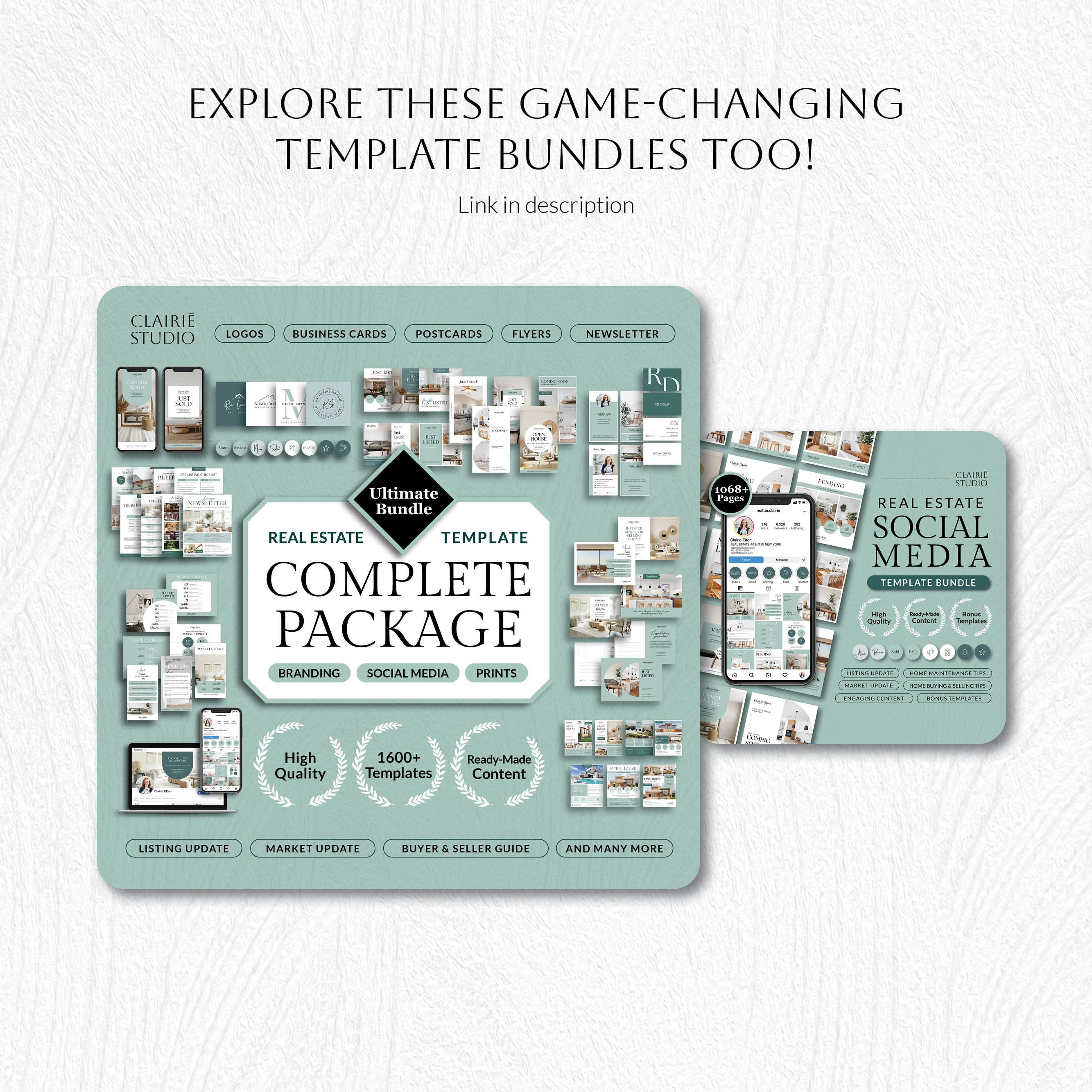 Printable Local Guide Template Bundle, Real Estate Marketing Kit ...