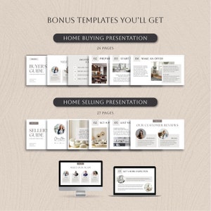 Printable Real Estate Guide Bundle, Home Selling Buying Process, Buyer ...
