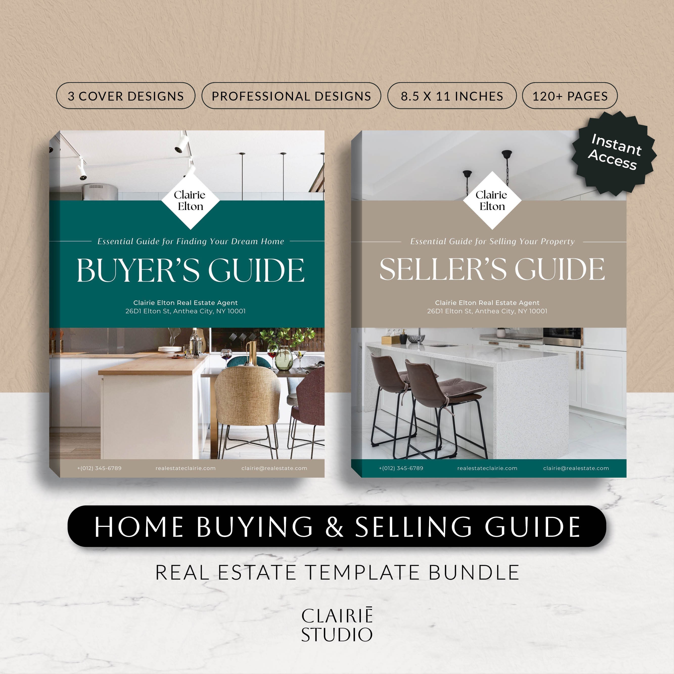 Real Estate Buyer and Seller Guide Bundle, Home Selling Buying Process ...