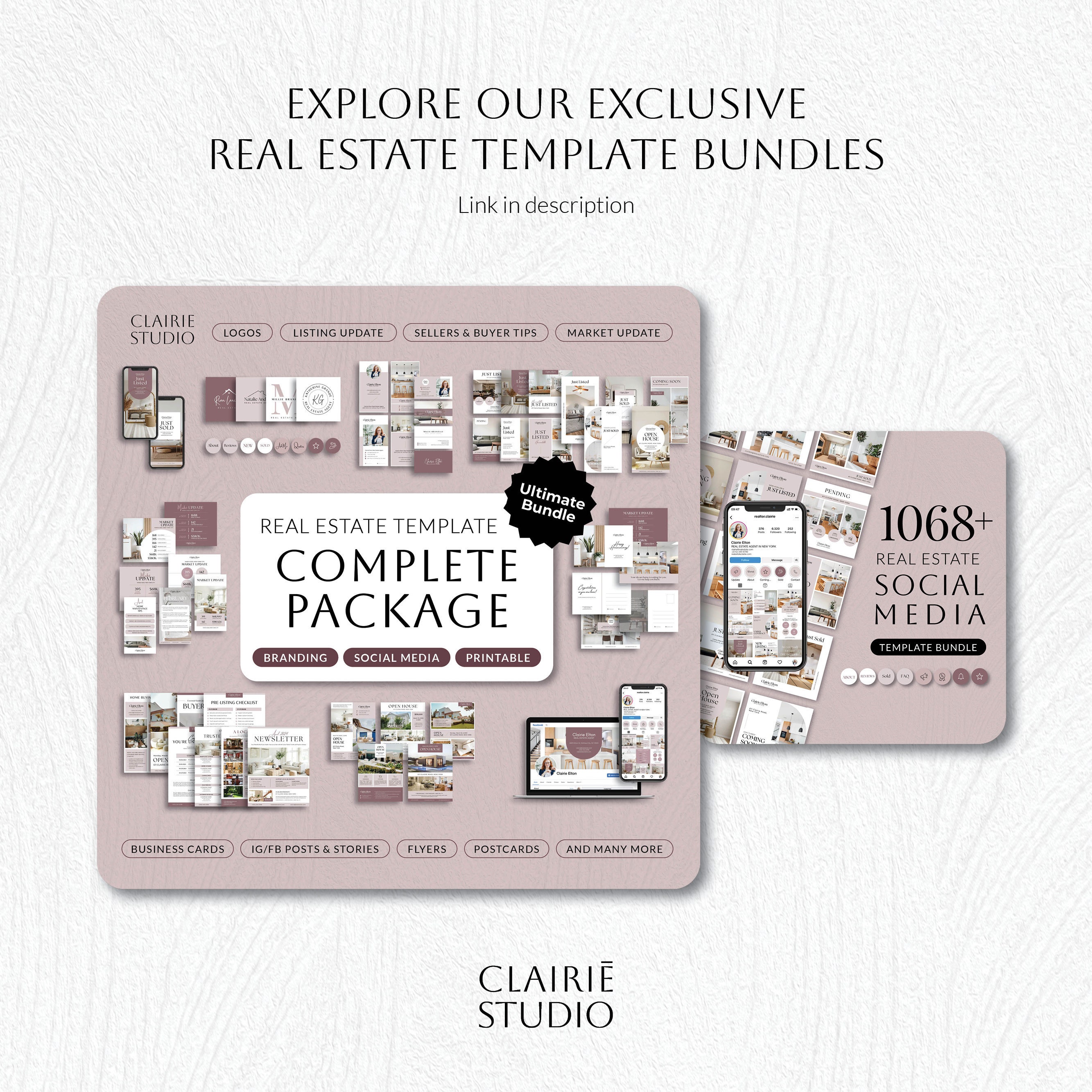 Printable Local Guide Template Bundle Real Estate Marketing - Etsy