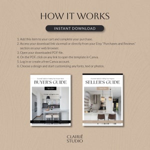 Real Estate Buyer and Seller Guide Bundle, Home Selling Buying Process ...