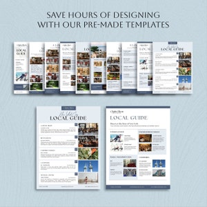 Real Estate Local Guide Template Bundle, Real Estate Marketing Kit ...