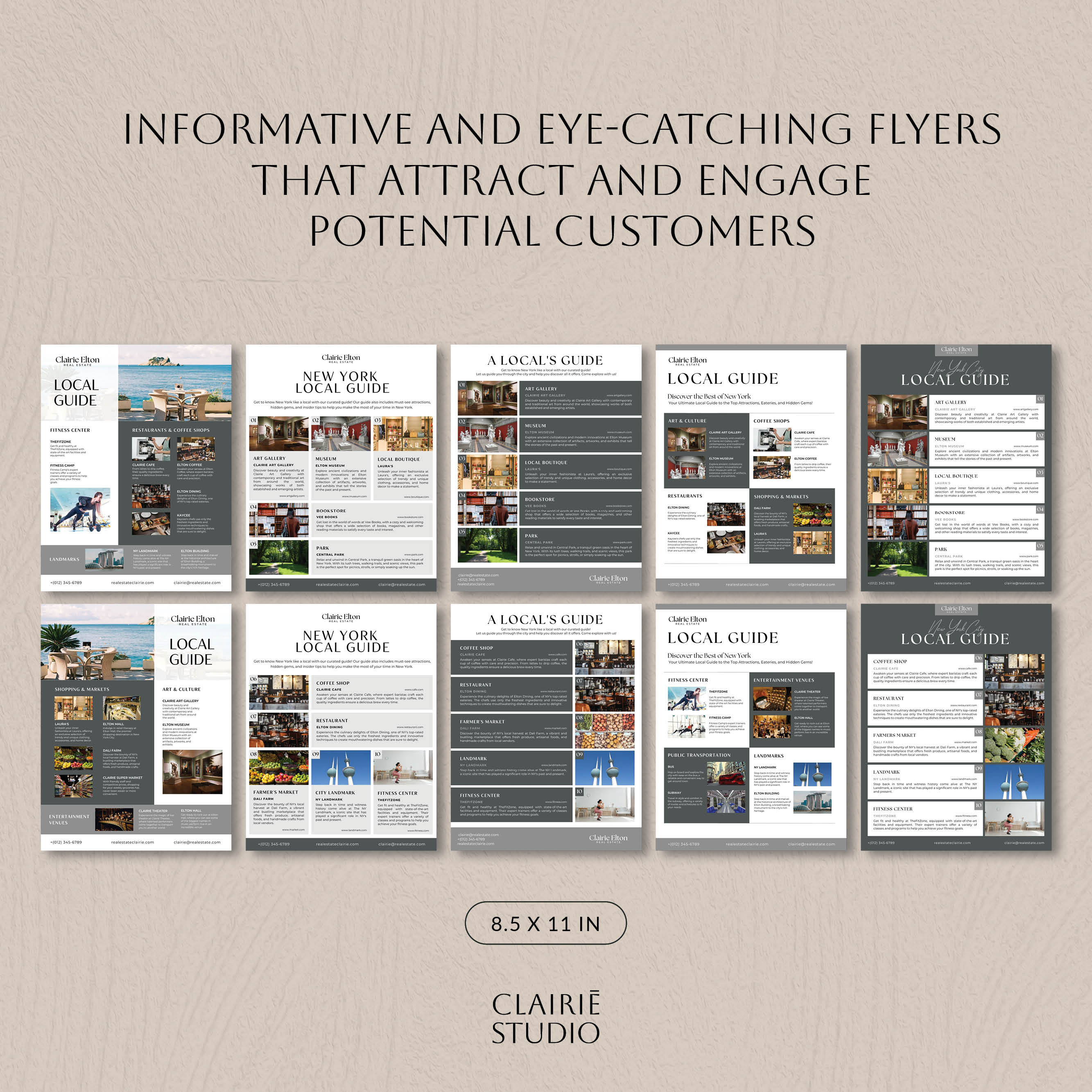 Local Guide Template Bundle, Real Estate Marketing Kit for Agents ...