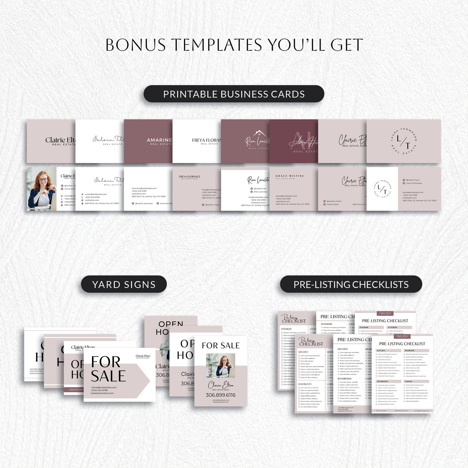 Real Estate Local Guide Template Bundle, Real Estate Marketing Kit ...